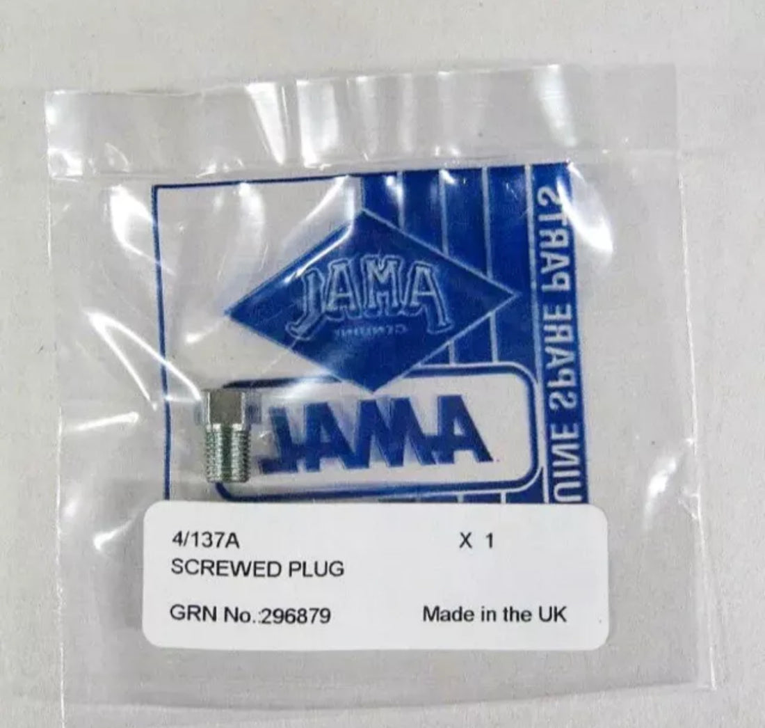 Amal choke plug concentric and monobloc – Commmando Specialties